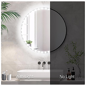 HCDCARLGT Hollywood Style Lights for Makeup Dressing Room,Vanity Lights Stick on with 18 Dimmable Bulbs,LED Vanity Lights for Mirror,5 Level Brightness Adjustable & 6000K White(No Mirror Included)