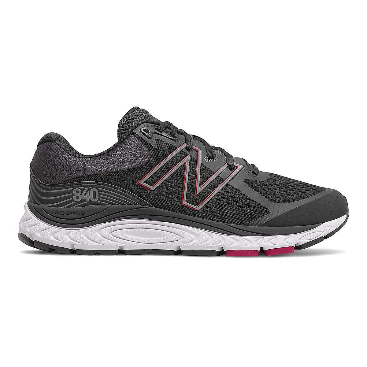 New Balance Men's M840BR5 Running Shoe, Black/Horizon, 12 Wide