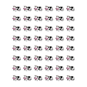 Special Pack 48 Cute Farm Cow Envelope Seals Labels Stickers 1.2" Round #CUAS