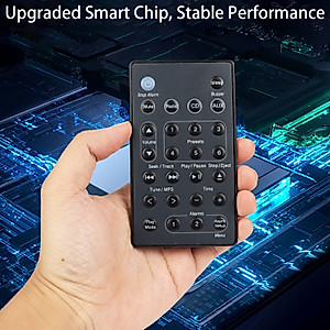 2 pcs New Universal Replacement Remote Control Compatible with Bose Remote Control, Compatible with Bose Sound Touch Wave Music Radio System I II III IV Generation AWRCC1 and AWRCC2 (NO Battery)