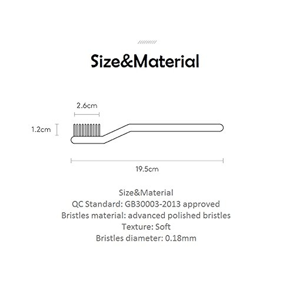 HippoCrate Charcoal Toothbrush with Soft Bristles, Dentist Approved (4 Counts)