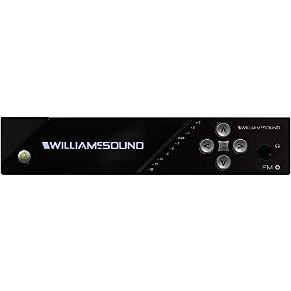 Williams AV FM 558-24 PRO D Large-Area Dual FM and Wi-Fi Assistive Listening Dante System; Includes: FM T55 D Transmitter, (24) PPA R38N Receivers, (24) EAR 022 Surround Earphones, (6) NKL 001 Neckloo