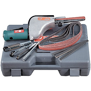 Dynabrade (14010) Dynafile Abrasive Belt Tool Versatility Kit | 0.5 hp 20,000 RPM Pneumatic Motor, Straight-Line | For 1/8"-1/2" (3-13 mm) Wide x 24" (610 mm) Long Belts