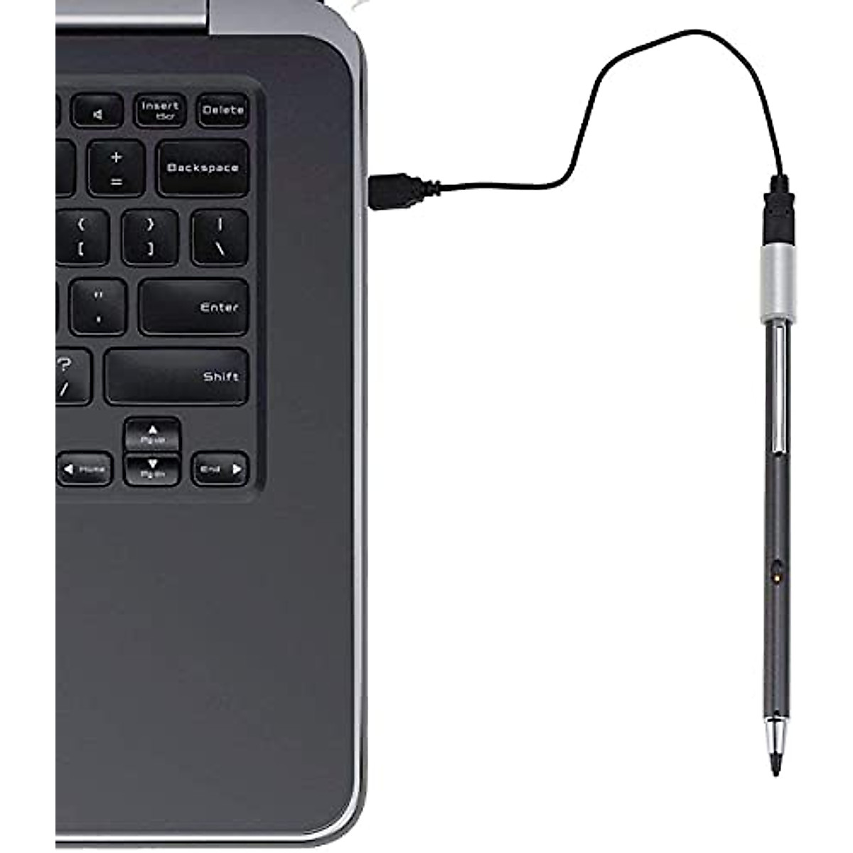 Broonel Grey Fine Point Digital Stylus - Compatible with ASUS Chromebook Flip C214 11.6"