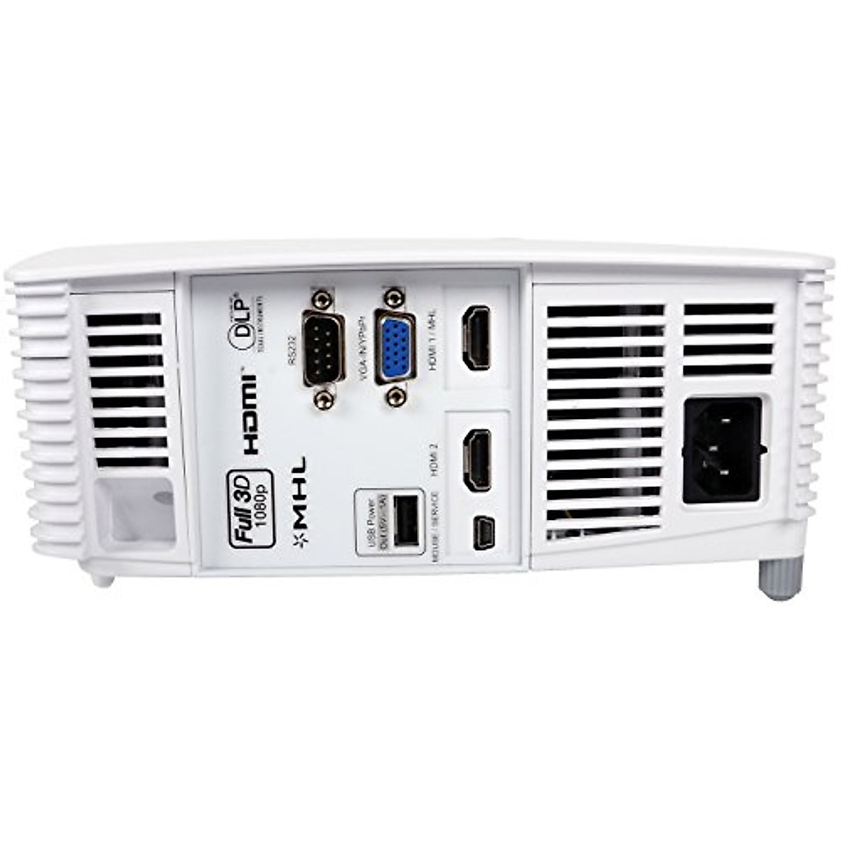 Optoma EH341 Full 3D 1080p 3500 Lumen DLP Multimedia Projector with MHL Enabled HDMI Port, 20,000:1 Contrast Ratio and 8,000 Hour Lamp Life