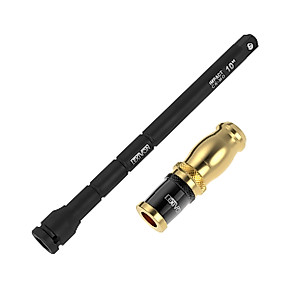 LEXIVON 1/2" Impact Driver Speed Collar 10" Impact Extension Bar | Adjustable 3-Position Aluminum Spinning Handle, Cr-Mo Steel Extension = Fully Impact Grade (LX-116)