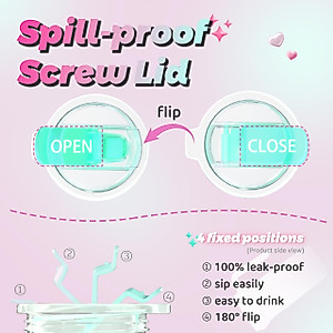 winiwo 20 oz Tumbler with Handle, Easy to Hold, Travel Coffee Mug with Screw Lid, Spill-proof, Insulated Cups, Built-in Up Down Flip, Fit Most Car Cup Holders, Commute, School, Home, Office