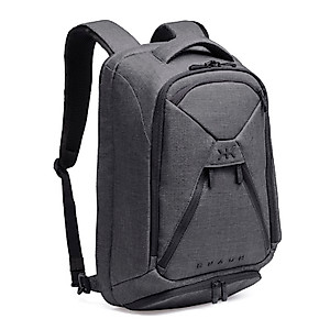 Knack Series 1 Laptop Backpack Fits up to 13 Inch - Knack Bags Carry-On Backpack, TSA Approved, Expandable Travel Backpacks (Savile Gray, Small)