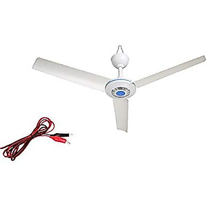 sunlar 28" inch 12V DC Ceiling Fan 12 Volt Portable gazebo fan