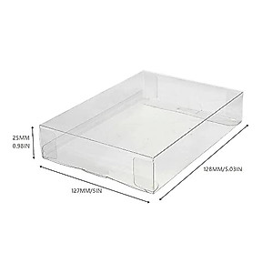 CHILDMORY 10pcs Carts Clear CIB Case Sleeve Box for Gameboy Color Advance GBA GBC Protector