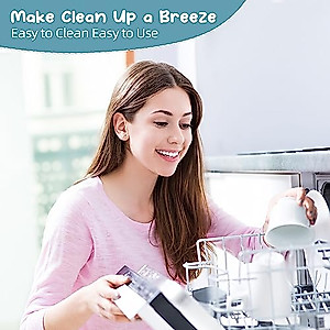 MumEZ Silicone Baby Feeding Set, Baby Led Weaning Supplies, 2 Pcs Adjustable Silicone Bibs, Baby Plates and Bowls with Suction, Baby Spoons Forks, Sippy Cup, Eating Utensils for 6+ Month(Ether)