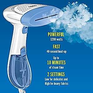 Conair Handheld Garment Steamer for Clothes, ExtremeSteam 1200W, Portable Handheld Design
