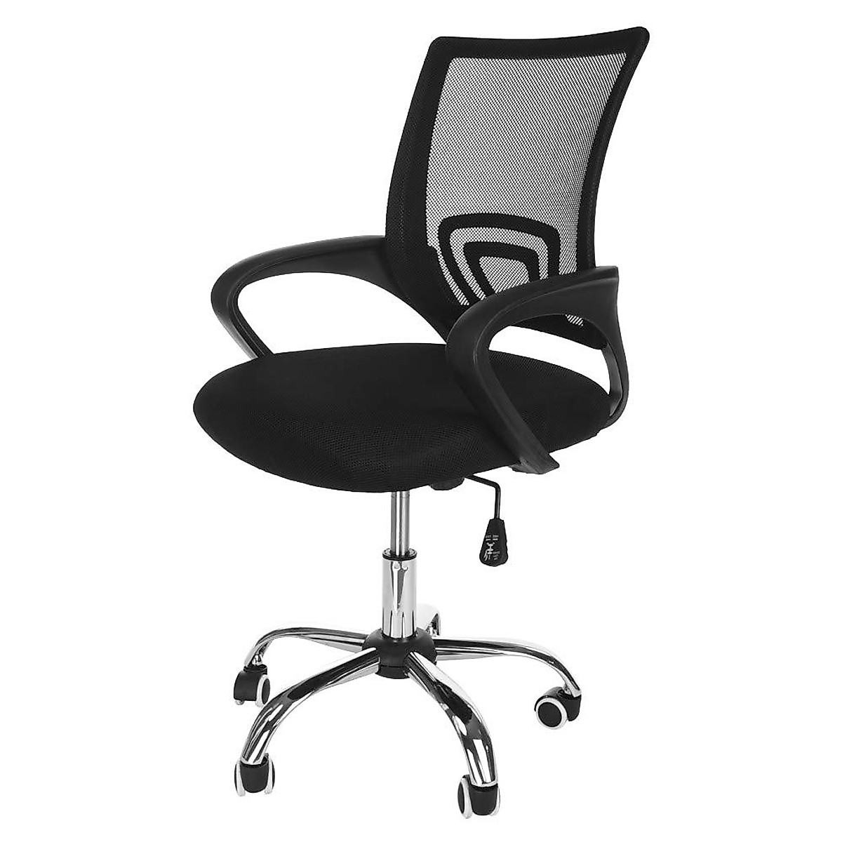 Executive Computer Office Home Task Adjustable Swivel Chair Stool with Arms,Breathable Mesh,Adjustable Height,Ergonomic Lumbar Support(Ship from US!)