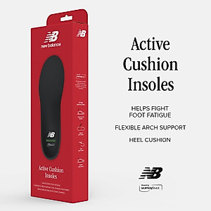 New Balance Sport Active Cushion Shoe Inserts Cushioning Orthotic Inserts with Arch Support - 9.5-11 Men / 10.5-12 Women