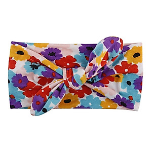 My Little Baby Baby Girl Newest Turban Headband Head Wrap Knotted Hair Band 6 pack