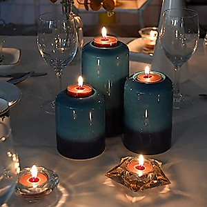 Zest Candle 50-Piece Tealight Candles, Brown