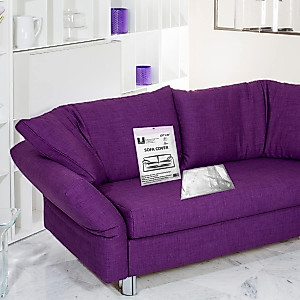 Uboxes Sofa Protective Poly Covers, 152 x 45 in, 1 Pack