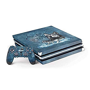 Skinit Decal Gaming Skin Compatible with PS4 Pro Console and Controller Bundle - Officially Licensed Tate and Co. Celtic Wolf Design