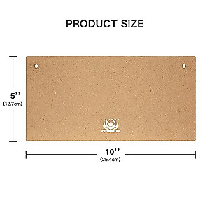 Putuo Decor Wedding Sign, Rustic Wall Art Decorations for Anniversaries, Ceremony and Reception, 10x5 Inches Wall Hanging Plaque - Here Comes Your Bride