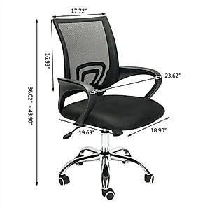JTSQ Home Office Ergonomic Mesh Computer Swivel Chair Gaming Chair Office Chair Desk Chair Computer Chair Home Office Desk Chairs Gamer Chair Office Chairs Rolling Chair