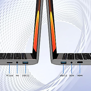 ApoloSign Windows Laptop, 12GB RAM, 512GB SSD(Expandable 1T) 15.6-inch Laptop Computer, 1080P FHD Display, Intel Jasper Lake N5095, Up to 2.8GHz Slim Computer with 2.4G/5G WiFi, 2 Speakers-Gray