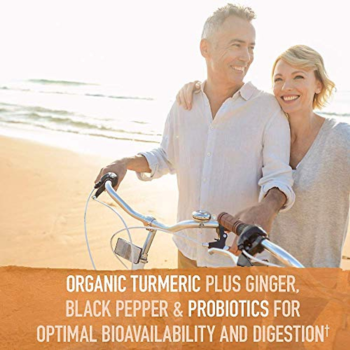 Garden of Life mykind Organics Extra Strength Turmeric Inflammatory Response 60 Tablets-100mg Curcumin (95% Curcuminoids) Black Pepper, Probiotics, Organic Non-GMO Vegan Gluten Free Herbal Supplement