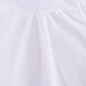 Spring&Gege Boys' Long Sleeve Dress Shirts Formal Uniform Woven Solid, White, 9-10 Years