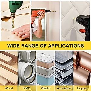 Drill Tap Bit Set, 3 in 1 Thread Tapping Drill Bit with Box, Hex Shank High Speed Steel Twist Drill Tapping Tool with Quick Change Adaptor, 13pcs