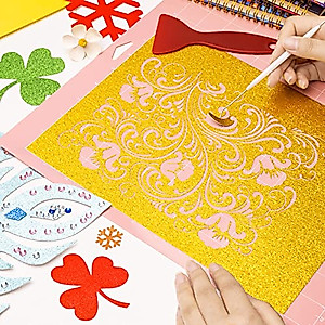 Lzerking Cutting Mat for Cricut 7 Pack Accessories and Supplies Standard Light Strong Frabic Cut Pads Cricket Cards Variety Replacement for Cut Machine Maker/Maker 3/Air/Air 2 with Scraper Pick Needle