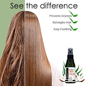 Awesome Synthetic Wig Leave in Conditioner Spray, pH6, Moisturizes Synthetic Wigs, Travel size 2.3 fl oz