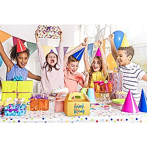 Eupako 36 Pack Rose Gold Treat Boxes Goodies Favor Boxes Small Gable Gift Boxes for Wedding, Birthday Party 6.2 x 3.5 x 3.5 Inches