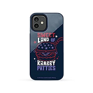 SpongeBob SquarePants The Krusty Krab Land of Krabby Patties Tough Phone Case (Blue, iPhone 12)