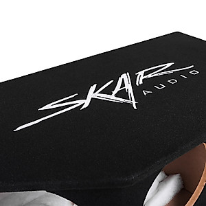 Skar Audio SK3X10V Triple 10" Universal Fit Ported Subwoofer Enclosure with Angled Rear Firing Design