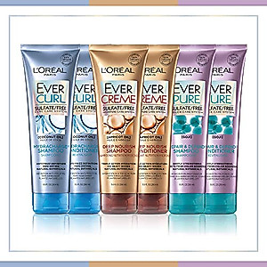 L'Oreal Paris EverPure Repair and Defend Sulfate Free Conditioner for Color-Treated Hair, Strengthens and Repairs Damaged Hair, with Goji, 8.5 Fl; Oz (Packaging May Vary)