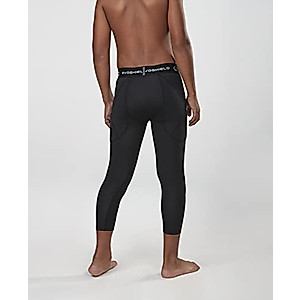 EvoShield Boys' 3/4 Sliding Tights, Black, Medium