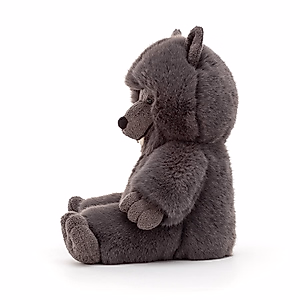 Jellycat Wilf Wolf Stuffed Animal, 11" | Wolf Plush Toy | Classic Children's Gift | Halloween Plush