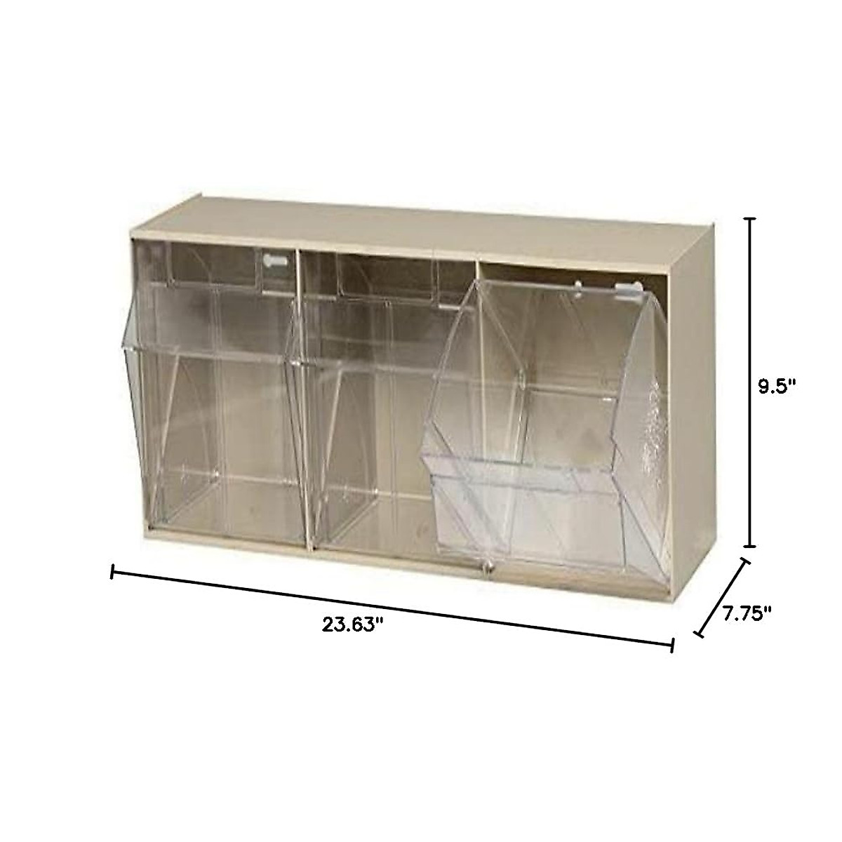 Quantum Storage Systems Condiment Organizer, Ivory/Crystal