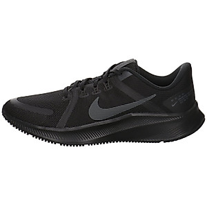 Nike Men's Quest 4 Platform Running Shoes, Black/Dk Smoke Grey, 10.5 M US