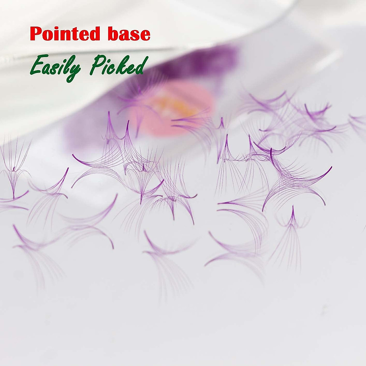 500 pcs Mixed colorful lash extensions | premade volume lash extensions | premade mega volume fans | colored lash extension | russian volume eyelash extensions. 8 beautiful color mixed: Brown, Red, Pink, Green, Blue, Purple, Yellow, Orange 6D and 8D | Len