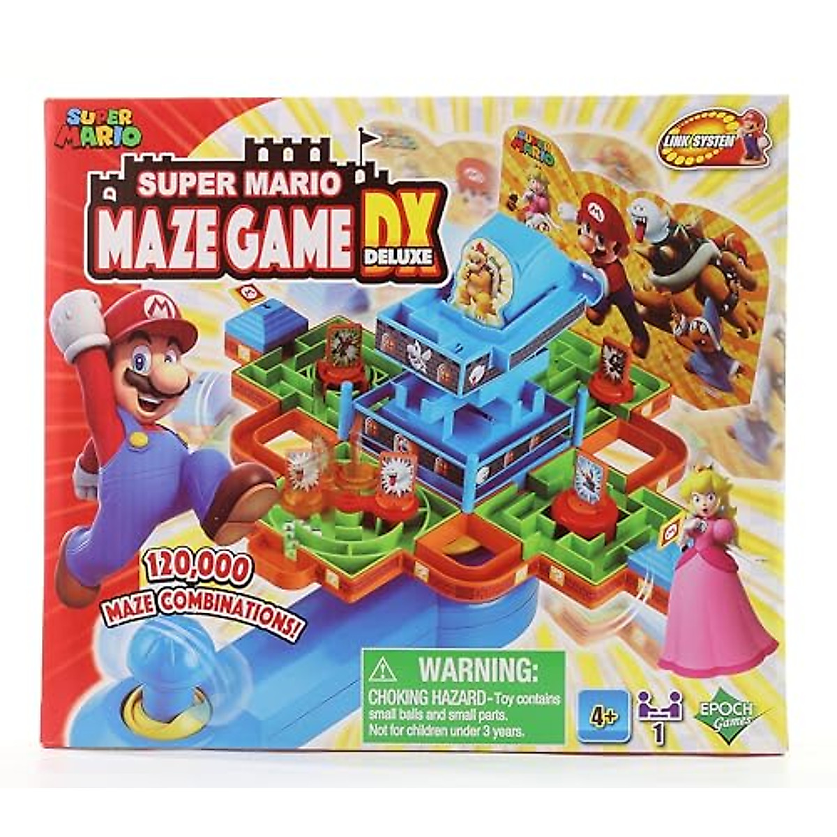 EPOCH Super Mario Maze Game Deluxe - Single Player Tabletop Action Game for Ages 4+