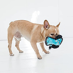 Outward Hound Tough Seamz Elephant Plush Dog Toy, Small