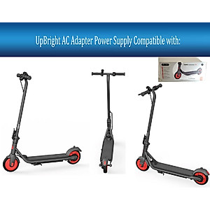 UpBright 25.2V AC/DC Adapter Compatible with Segway Ninebot Zing C8 C10 C20 E8 E10 E12 C Z Series ZINGC8 ZINGC10 ZINGC20 082-07-0012 21.6V Li-ion Battery eKickScooter Electric Scooter 24.2V Power
