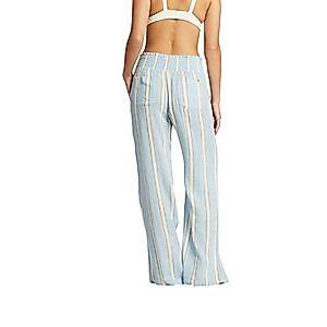 Billabong womens New Waves Stripe Pants, Clear Sky, Small US