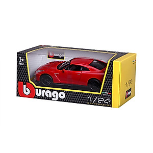 Bburago B18-21082 Nissan GT-R 2017" Diecast Model Kit, 1:24 Scale, Assorted Colors