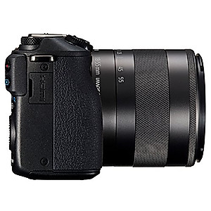 Canon EOS M3 Mirrorless Camera (Black) with EF-M 18-55mm f/3.5-5.6 IS STM Lens - International Version (No Warranty)