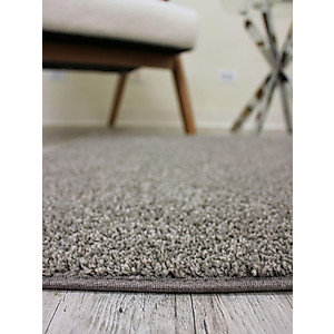 KOECKRITZ Custom Cut-to-Fit Indoor Frieze Area Rug - 25 oz Pewter Carpet - Soft and Loose Pile - Ideal for Living Room, Bedroom, Entryway, Dorms, Office, Homes, Apartments - 10'x12'