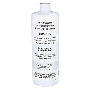 Myron L 442-300Q-CP Myron L 300 QCP (Nist) Conductivity Calibration Standard, 445 Μs