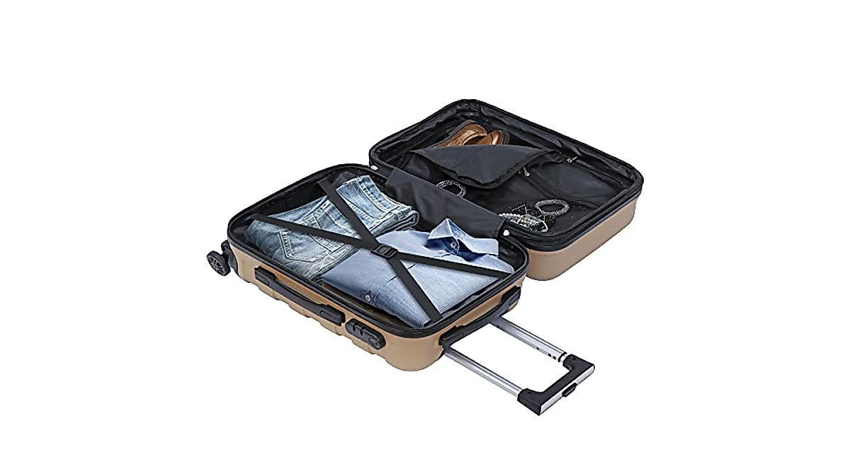 22-Inch Expandable Hardside Luggage with Spinner Wheels