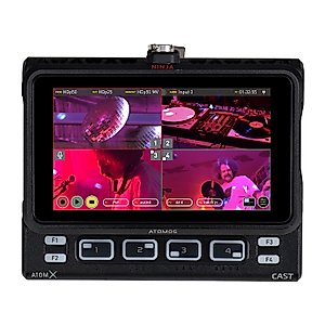 Atomos Ninja V 5" HDMI Recording Monitor with AtomX CAST Switcher Bundle
