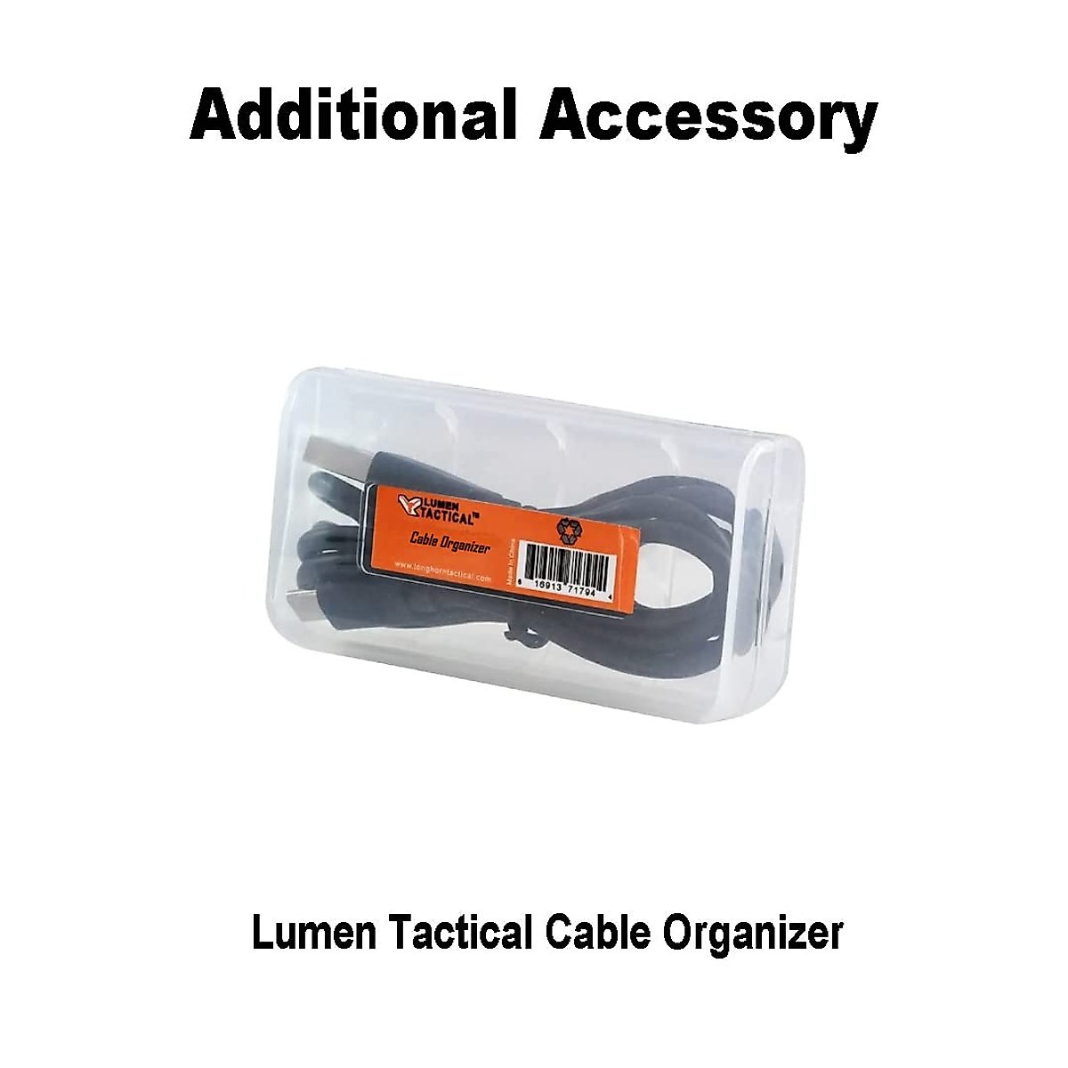 Fenix E03R v2.0 Keychain Flashlight, Grey, 500 Lumen Bright USB-C Rechargeable EDC with Red LED and Lumentac Organizer (Grey)